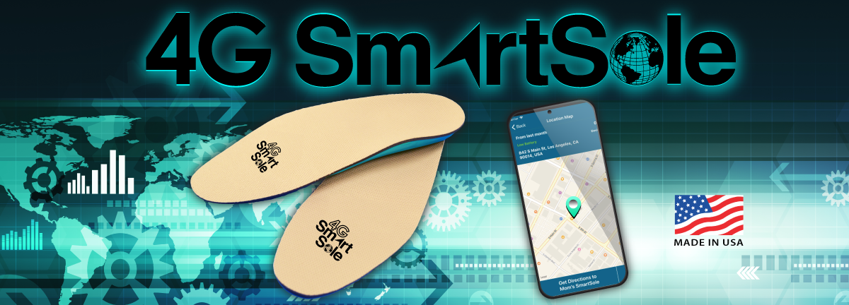 GPS Tracker SmartSole + Monitoring Service - Keep Loved Ones Safe ...